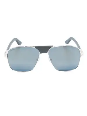 CARTIER Pilot-frame Sunglasses - Silver