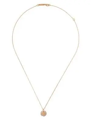 SUZANNE KALAN 18kt Yellow Circle Mini Diamond Necklace - Gold