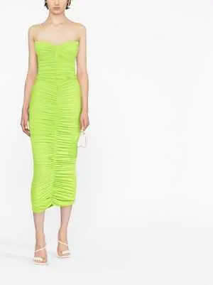Alex Perry Ruched Midi Dress
