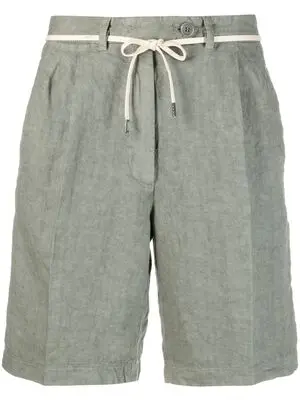 Aspesi Tie-waist Shorts - Green