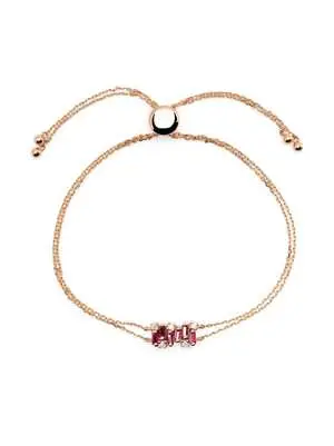 SUZANNE KALAN 18kt Yellow Mini Ruby Bracelet - Gold