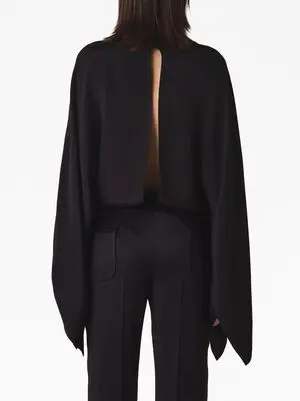TOM FORD Wide-sleeve Silk Bodysuit