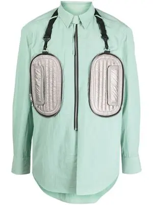 CRAIG GREEN Padded-pocket Shirt Jacket - Green