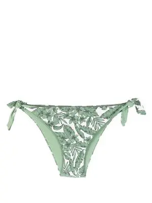 TWINSET Leaf-print Bikini Bottoms - Green