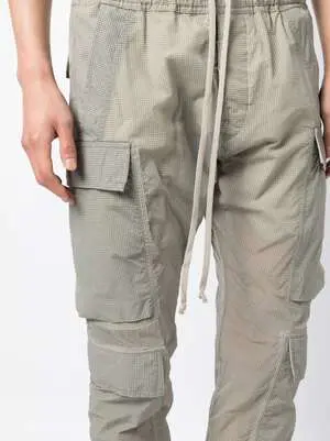 Rick Owens Drawstring-waist Skinny-cut Cargo Pants