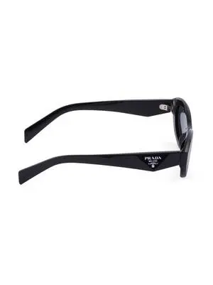 Prada Symbole Oval-frame Sunglasses