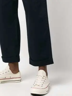 Woolrich High-waisted Wide-leg Trousers - Blue