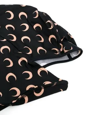 MARINE SERRE Regenerated Moon-print Balaclava