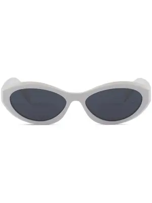 Prada Symbole Oval-frame Sunglasses