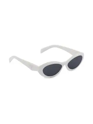 Prada Symbole Oval-frame Sunglasses