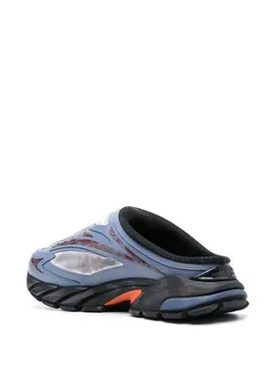 Heron Preston Block Stepper Mules In Blue - 40% Off | Editorialist