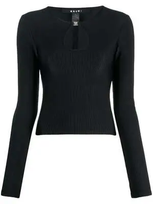 Ksubi Charmed Keyhole Top