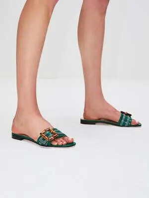Gucci Bamboo Buckle Flat Sandal