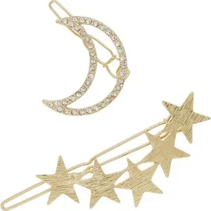 Ettika Celestial Barrette Set - Gold