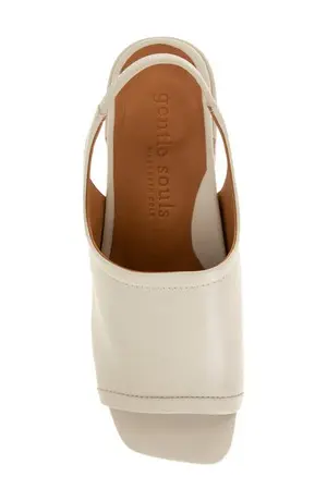 Gentle Souls By Kenneth Cole Penny Leather Slingback Sandal