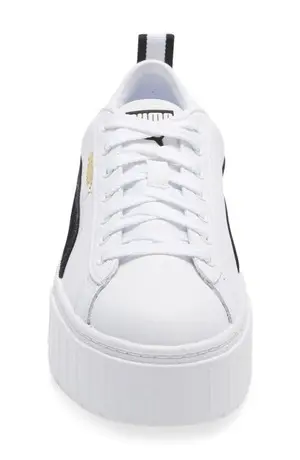 PUMA Mayze Leather Platform Sneakers