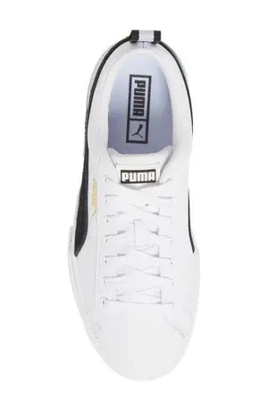 PUMA Mayze Leather Platform Sneakers