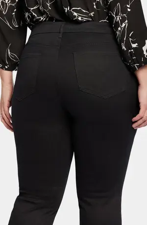 NYDJ Marilyn Straight Leg Jeans - Black
