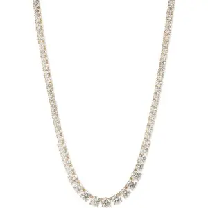 Marchesa Cubic Zirconia Statement Necklace - Gold/cry