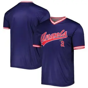 STITCHES California Angels Cooperstown Collection Team Jersey - Navy