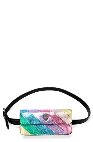 Kurt Geiger Pastel Rainbow Belt Bag