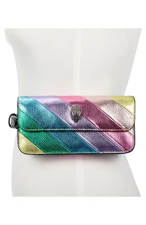 Kurt Geiger Pastel Rainbow Belt Bag