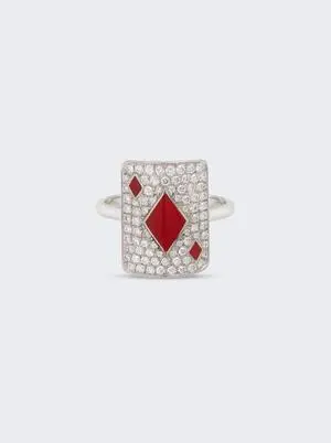 MYSTERYJOY Pinkie Honneur Ring - 18k White Gold