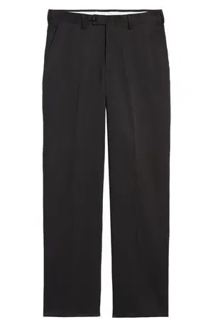 Berle Classic Fit Flat Front Microfiber Performance Dress Pants