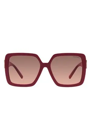 Tiffany & Co. Tiffany & Co. 58mm Square Sunglasses Dark Red