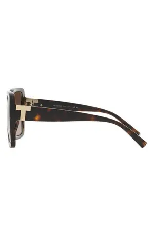 Tiffany & Co. 58mm Square Sunglasses - Havana