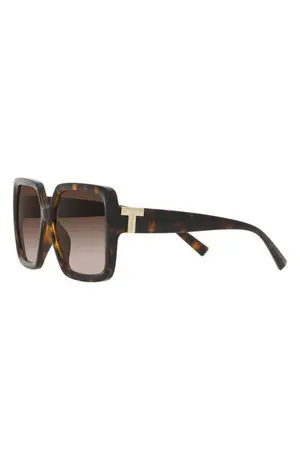 Tiffany & Co. 58mm Square Sunglasses - Havana