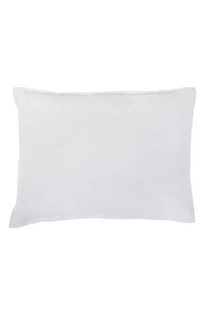 POM POM AT HOME Ojai Textured Cotton Sham - White