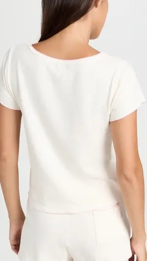 Morgan Lane Baby Jean Tee - Rosewater