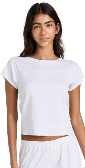 Morgan Lane Baby Jean Tee - Sky Stripe