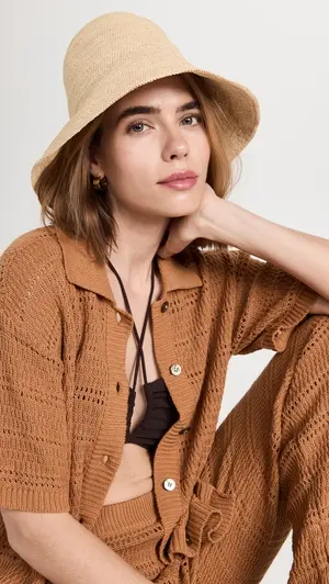 Janessa Leoné Teagan Straw Hat - Natural