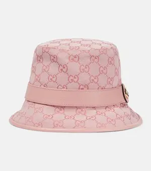 Gucci Gg Canvas Bucket Hat - Pink