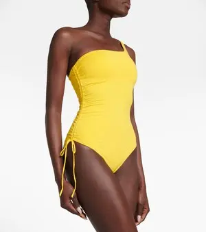 Melissa Odabash Bodrum One-shoulder One-piece Swimsuit - Yellow