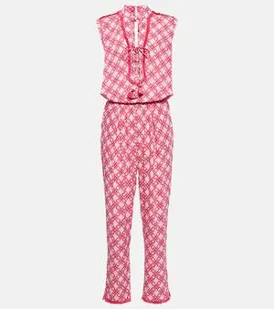 Poupette St Barth Donna Printed Jumpsuit - Pink