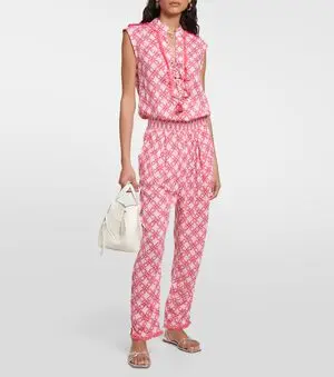 Poupette St Barth Donna Printed Jumpsuit