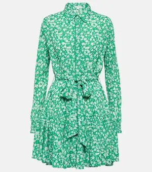 Poupette St Barth Kimi Printed Shirt Dress