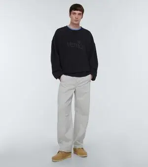 ERL Printed Cotton Fleece Sweatshirt