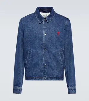 AMI Paris De Cœur Denim Jacket