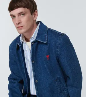 AMI Paris De Cœur Denim Jacket