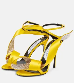 AREA X Sergio Rossi Marquise Embellished Sandals