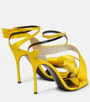 AREA X Sergio Rossi Marquise Embellished Sandals