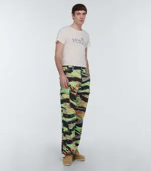 ERL Printed Cotton Cargo Pants