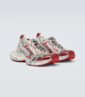 Balenciaga 3xl Mesh Sneakers - Red