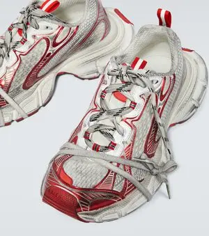 Balenciaga 3xl Mesh Sneakers - Red