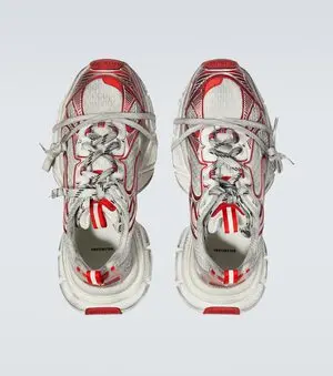 Balenciaga 3xl Mesh Sneakers - Red