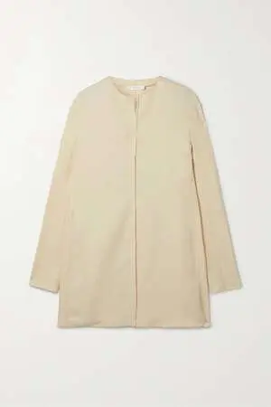 THE ROW Berilla Twill Blouse - Beige